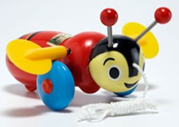 Buzzy Bee Pull Along Toy Bee